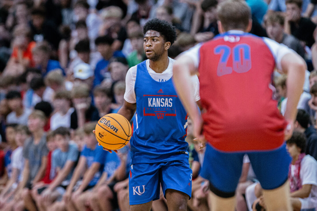 11 hours after arrival on campus, Kansas freshman MJ Rice shows off all ...